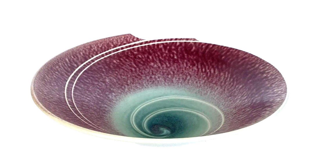 Finely Made Hand Thrown Studio Art Pottery Bowl, Signed Wayne L Bates ...