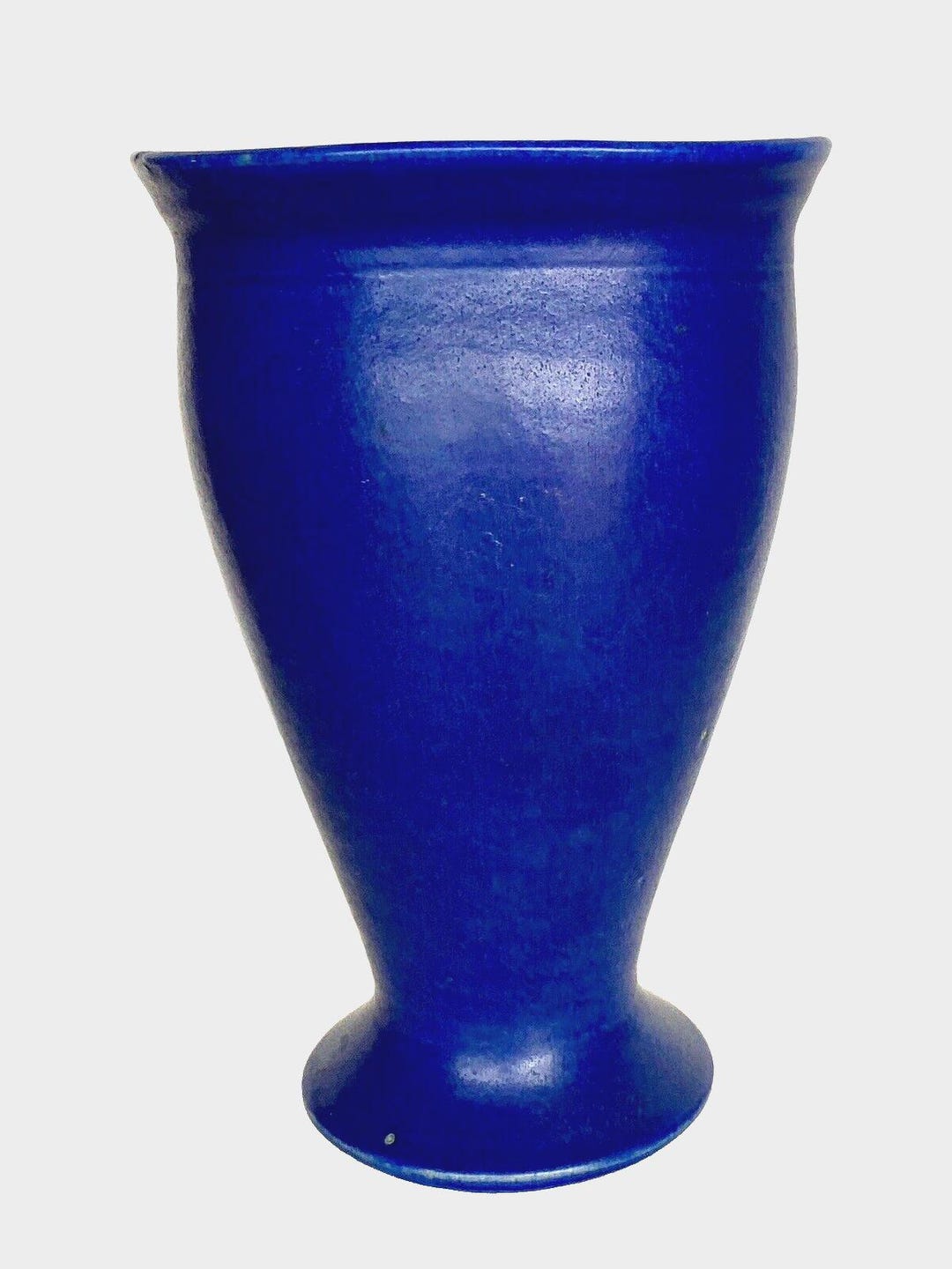 Rare Antique Hand Thrown Hywood Niloak Tall Cobalt Blue Pottery Vase 10 ...