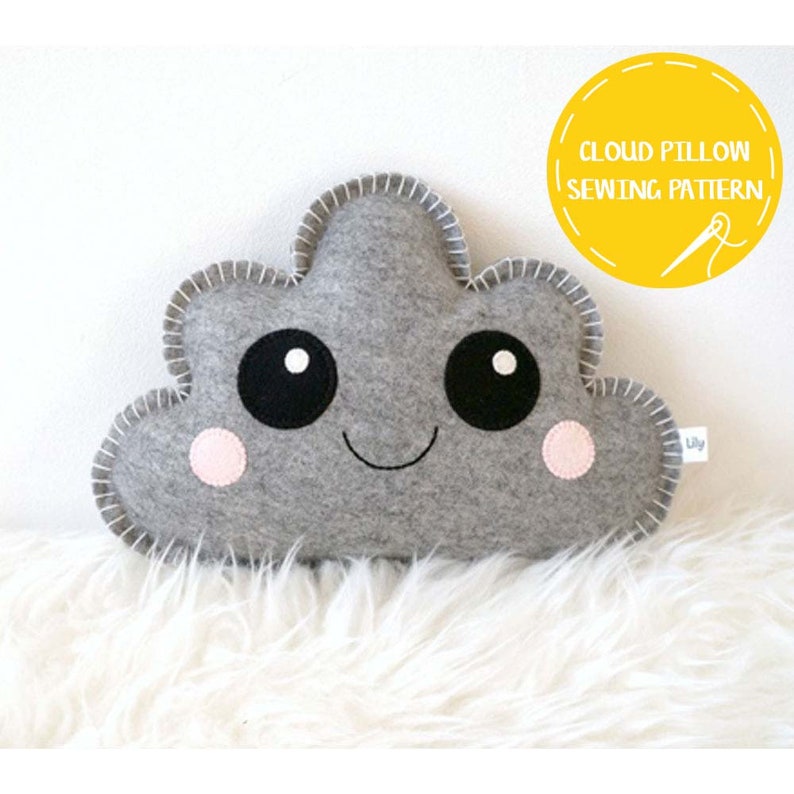 Knuffel Wolkje Naaipatroon Pdf Patroon Naai Je Eigen Wolkje Etsy