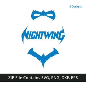 Nightwing Logo Files - Etsy