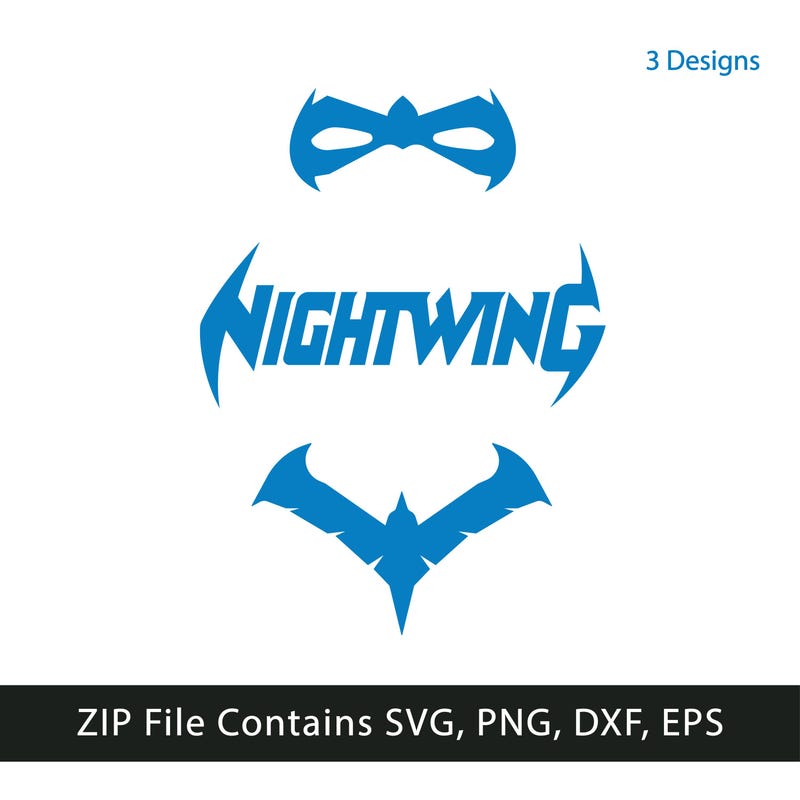 Nightwing Logo Files - Etsy