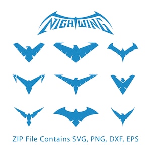 Nightwing Logo Files - Etsy