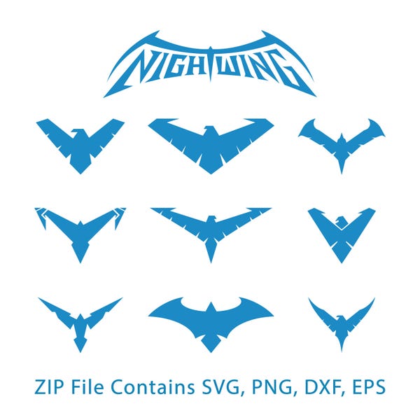 Nightwing Logo Files - Etsy