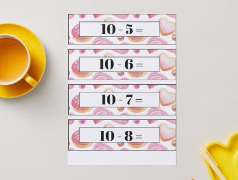 World Book Day Maths Activity – Number Bonds to 10 Subtraction | EYFS ...
