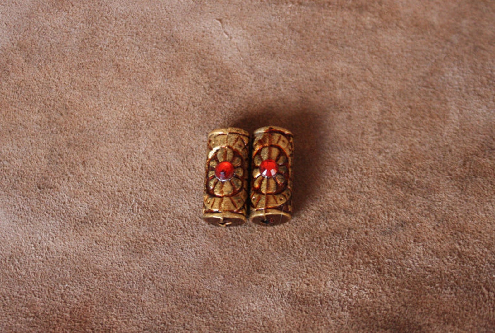 Red and Gold Dwarf Viking Cosplay LARP Hair or Beard Beads - Etsy