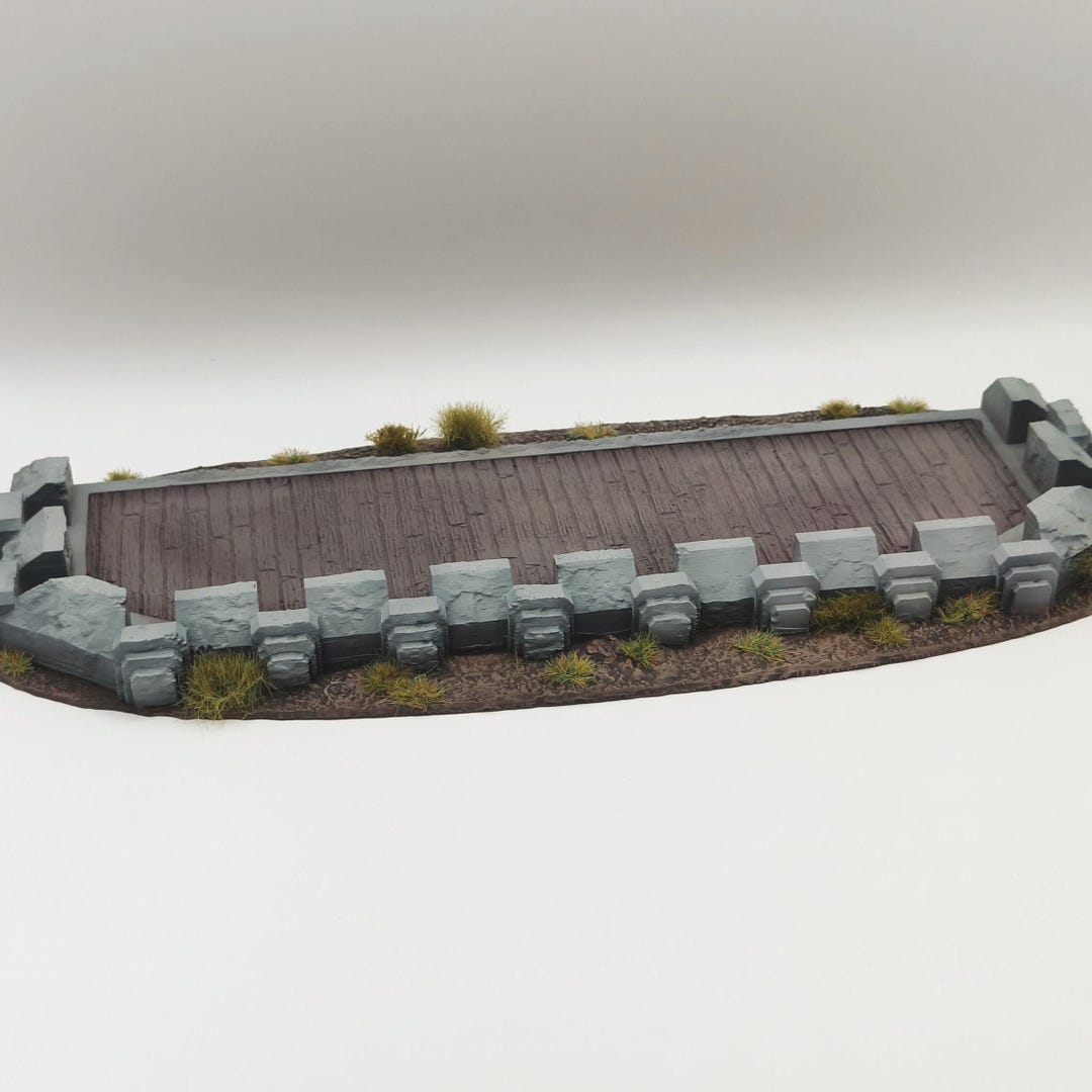 Laser Terrain Dwarven Gun Line Position 28mm Old World Scenery ...