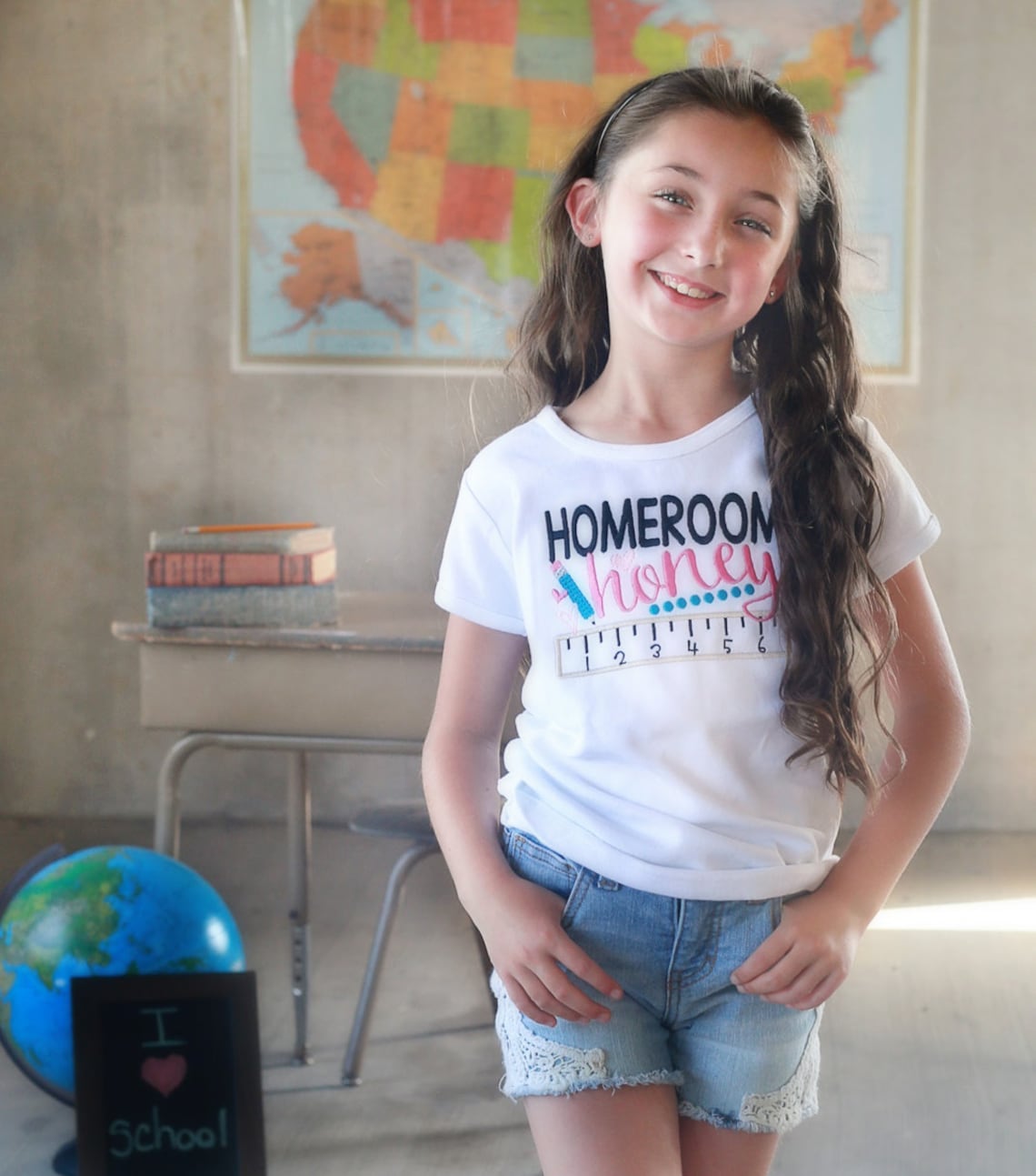 Homeroom Honey School Shirt - Embroidered School Shirt - Back to School ...