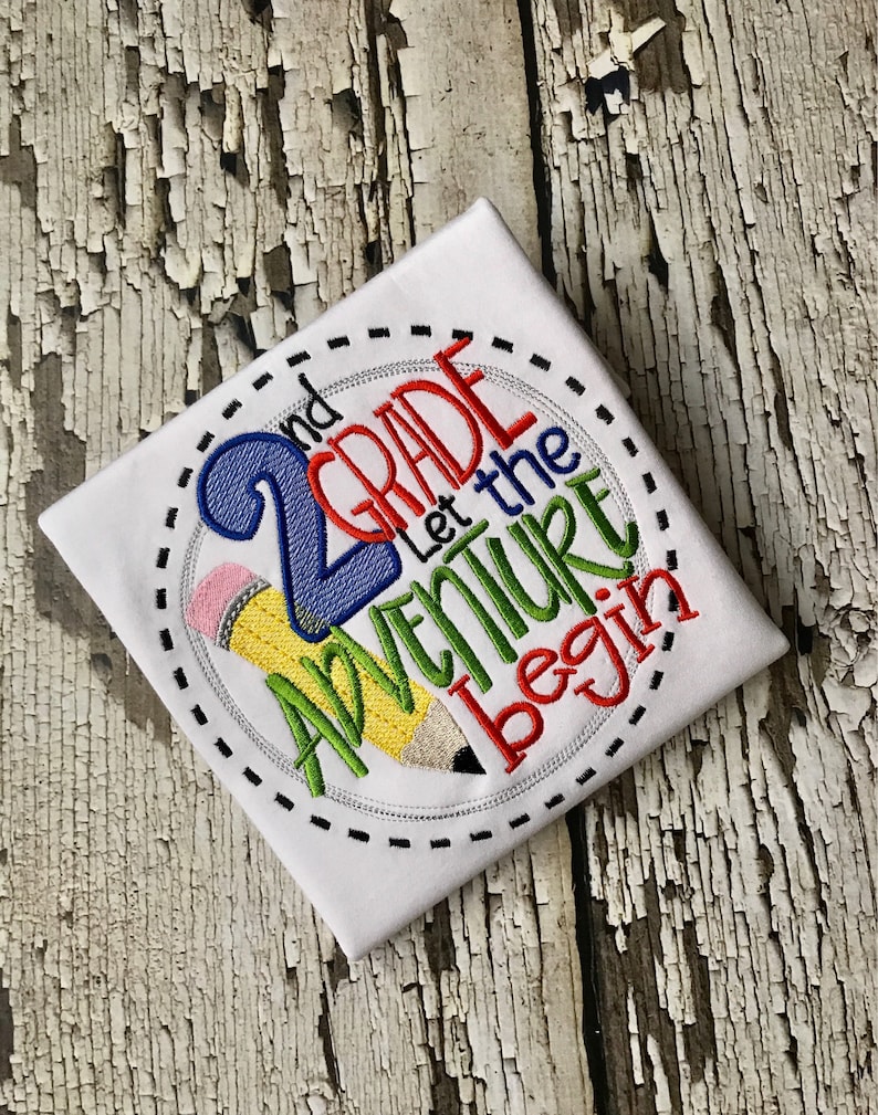 Grade Let the Adventure Begin First Day of School Shirt - Etsy