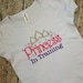 Princess in Training Shirt - Pink Purple Princess - Glitter Tiara ...