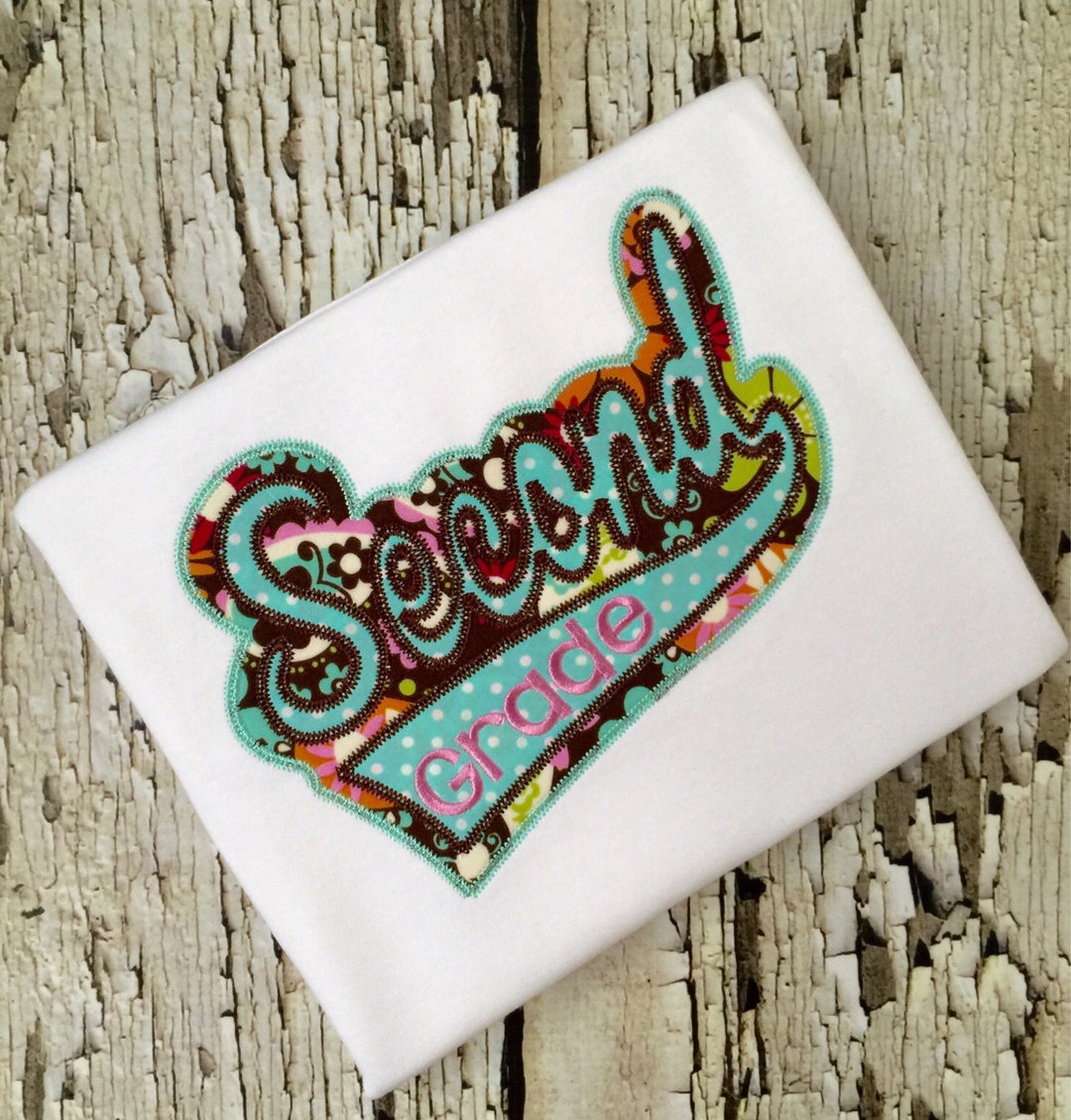 Second Grade Shirt - 2nd Grade Back to School Shirt - Girls BTS Shirt ...