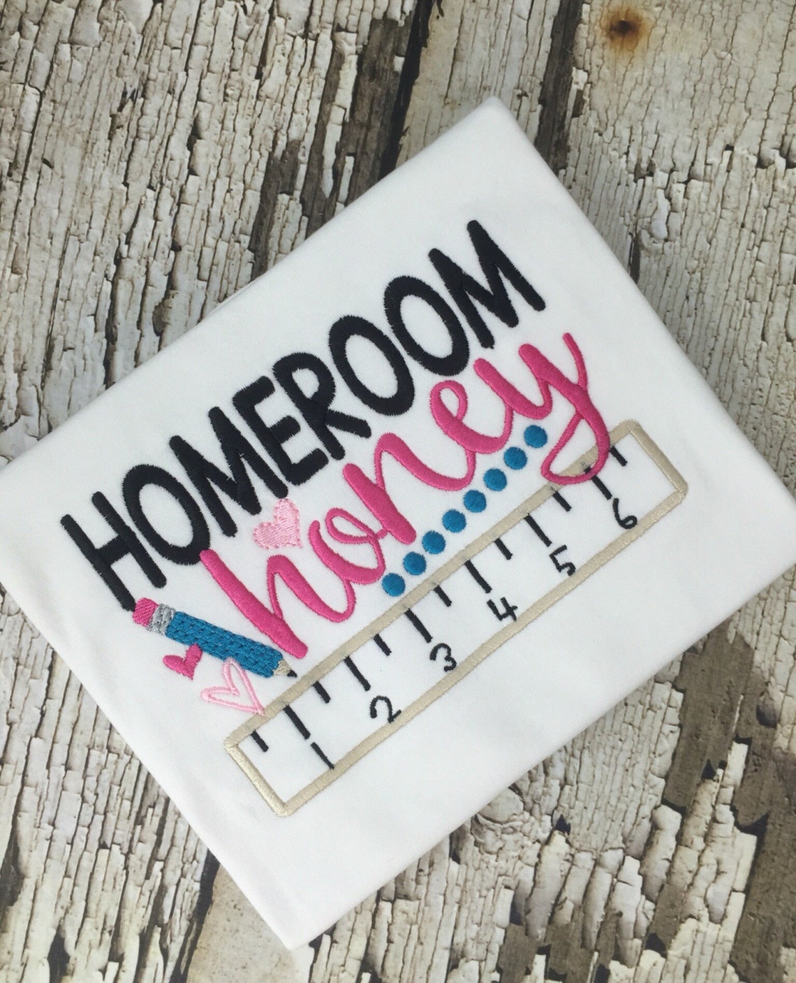 Homeroom Honey School Shirt - Embroidered School Shirt - Back to School ...