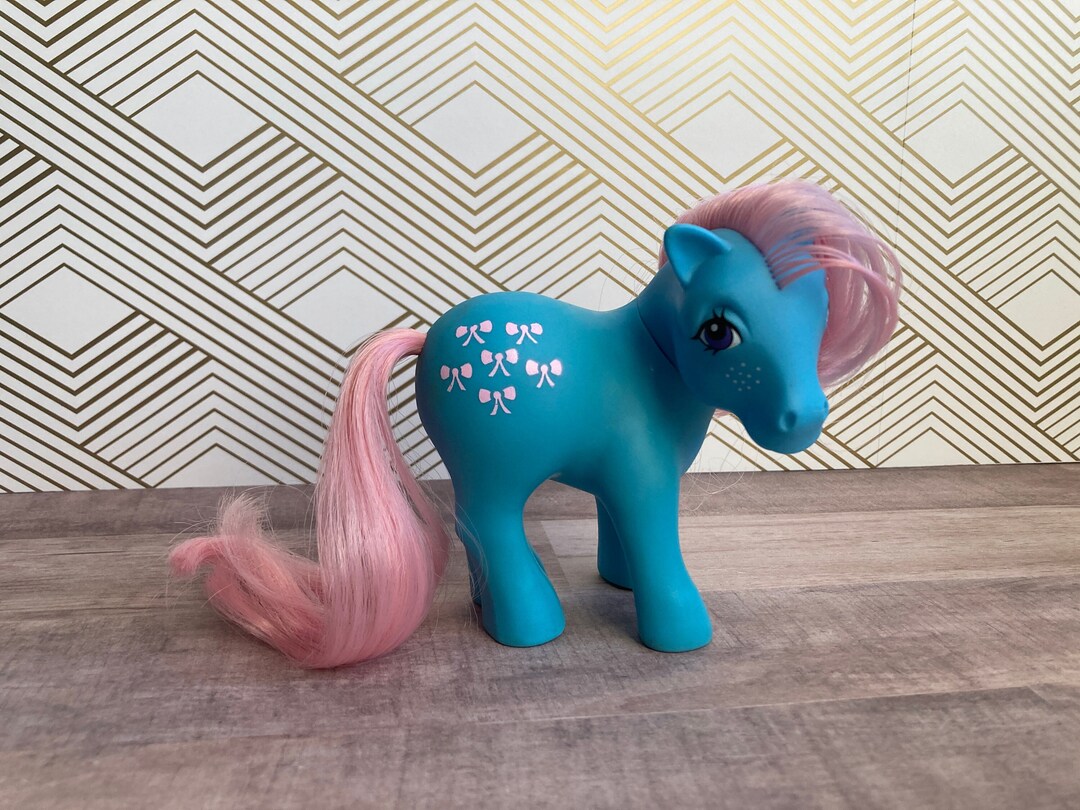 My Little Pony - Bow Tie - G1 MLP - 1983 - Bows as Cutie Mark - Blue ...