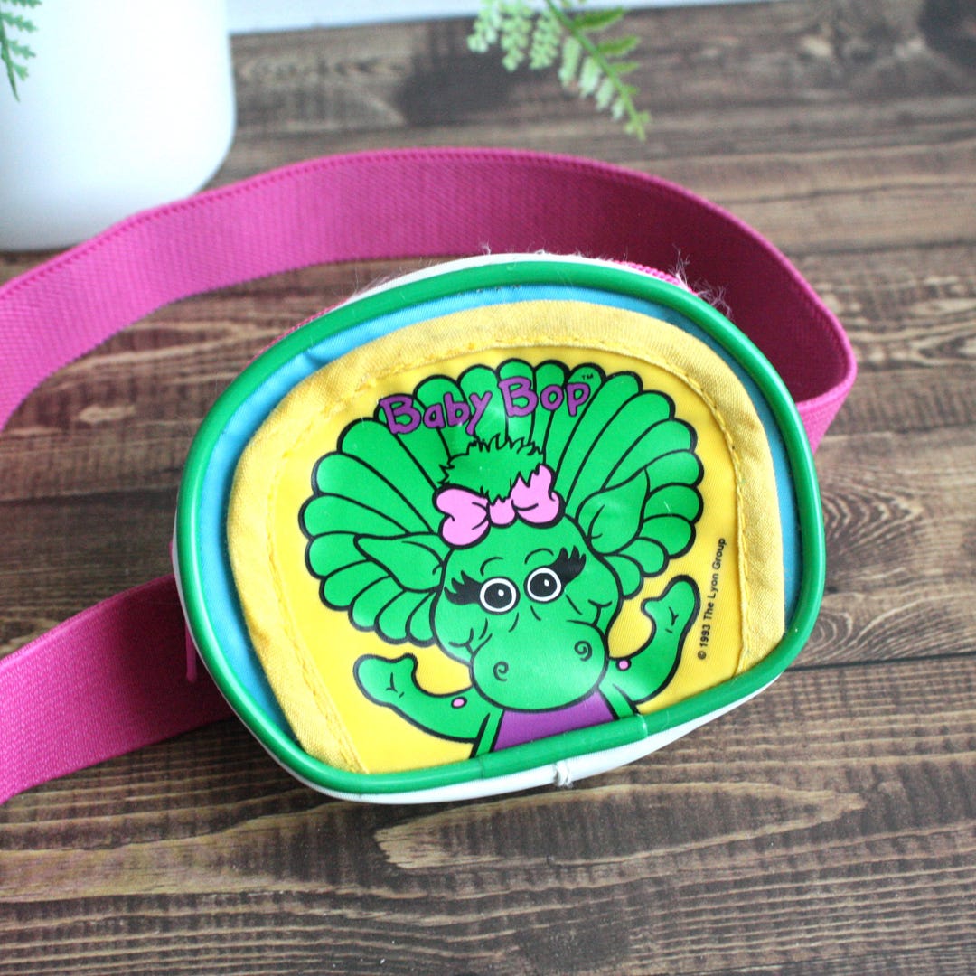 Vintage 1993 Baby Bop Waist Purse - Fanny Pack - Barney the Purple ...
