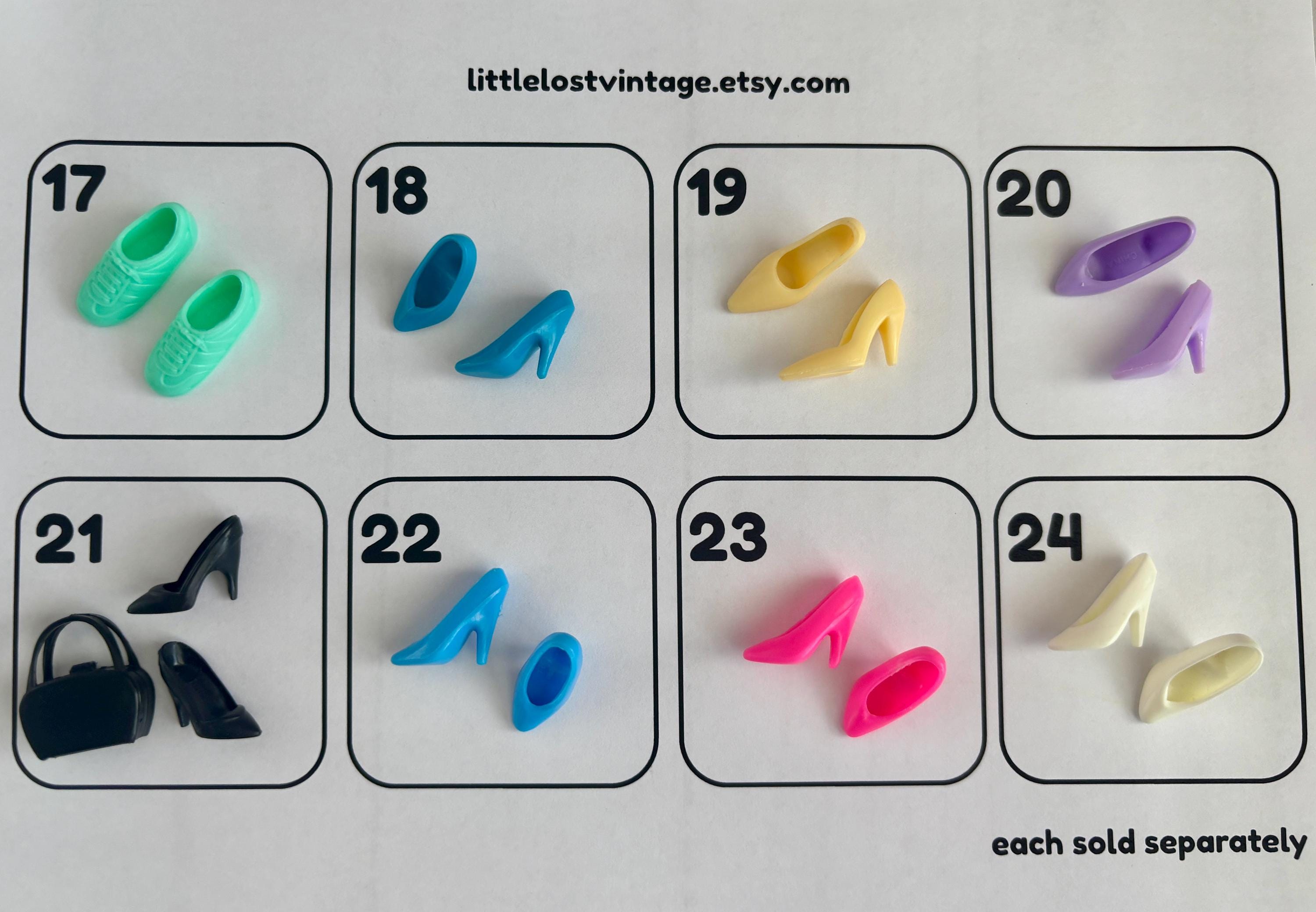 Vintage Barbie Shoes: 80s-90s Doll Accessories, Replacement Parts - Etsy