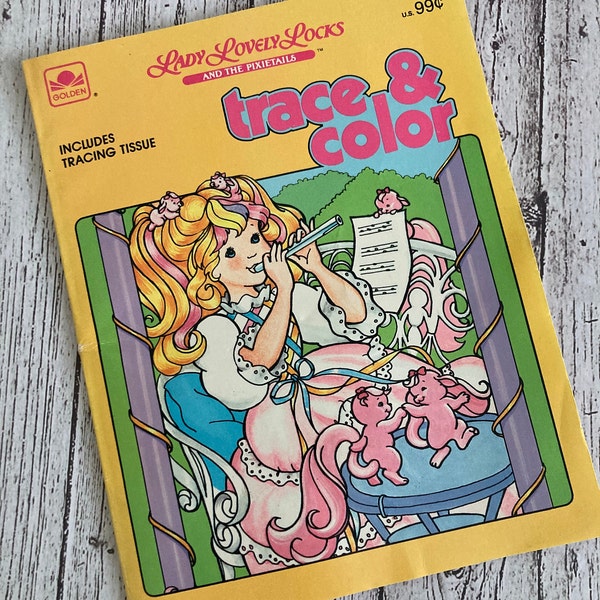 Lady Lovely Locks Coloring Book - Etsy