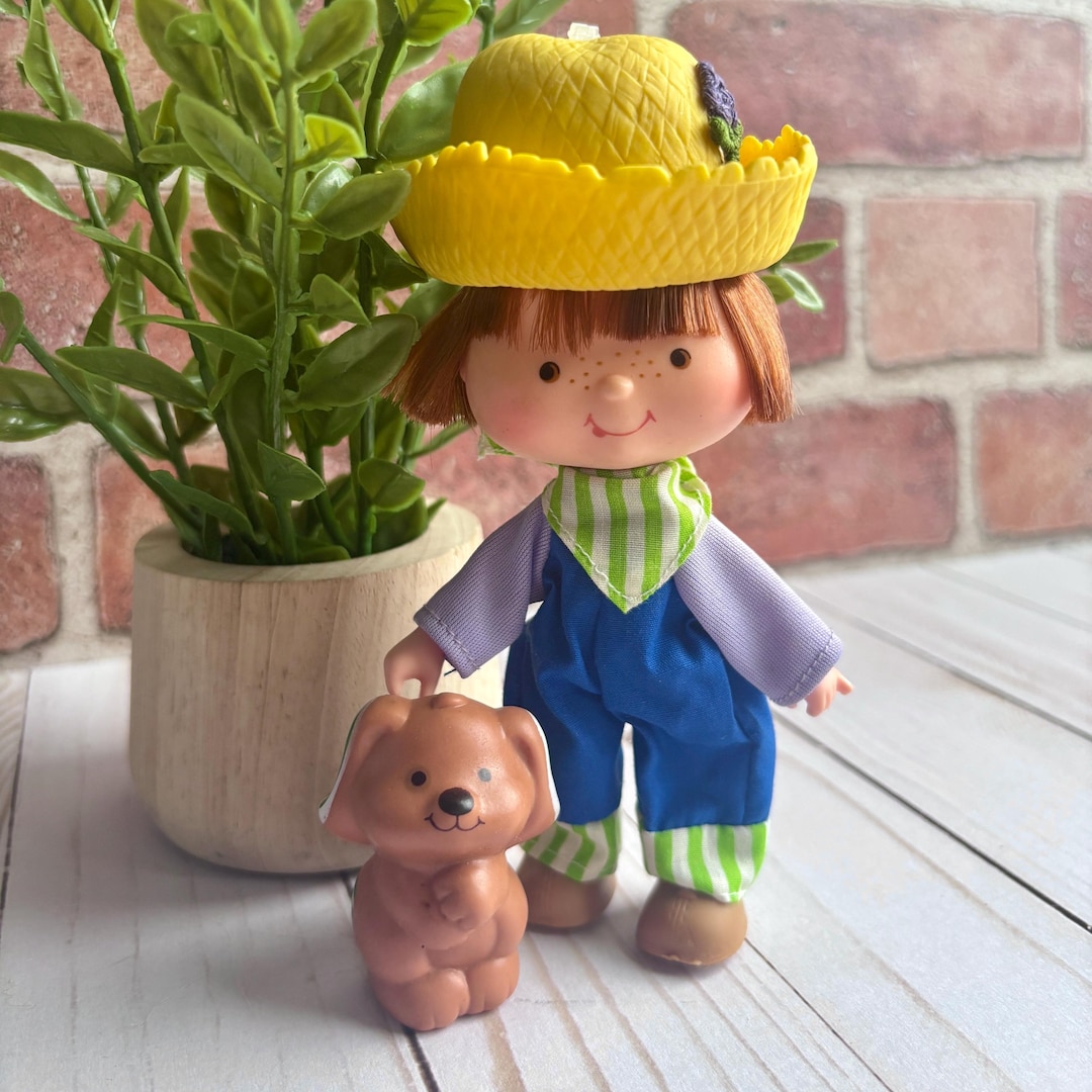 Vintage Huckleberry Pie Doll With Pupcake – 1980s Strawberry Shortcake ...