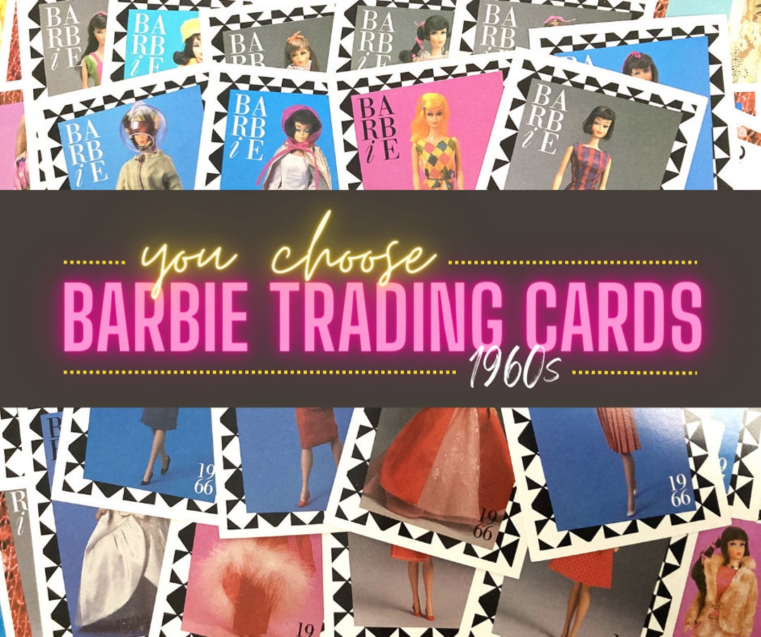 You Choose Barbie Trading Cards 1960s Era Barbie Trading - Etsy