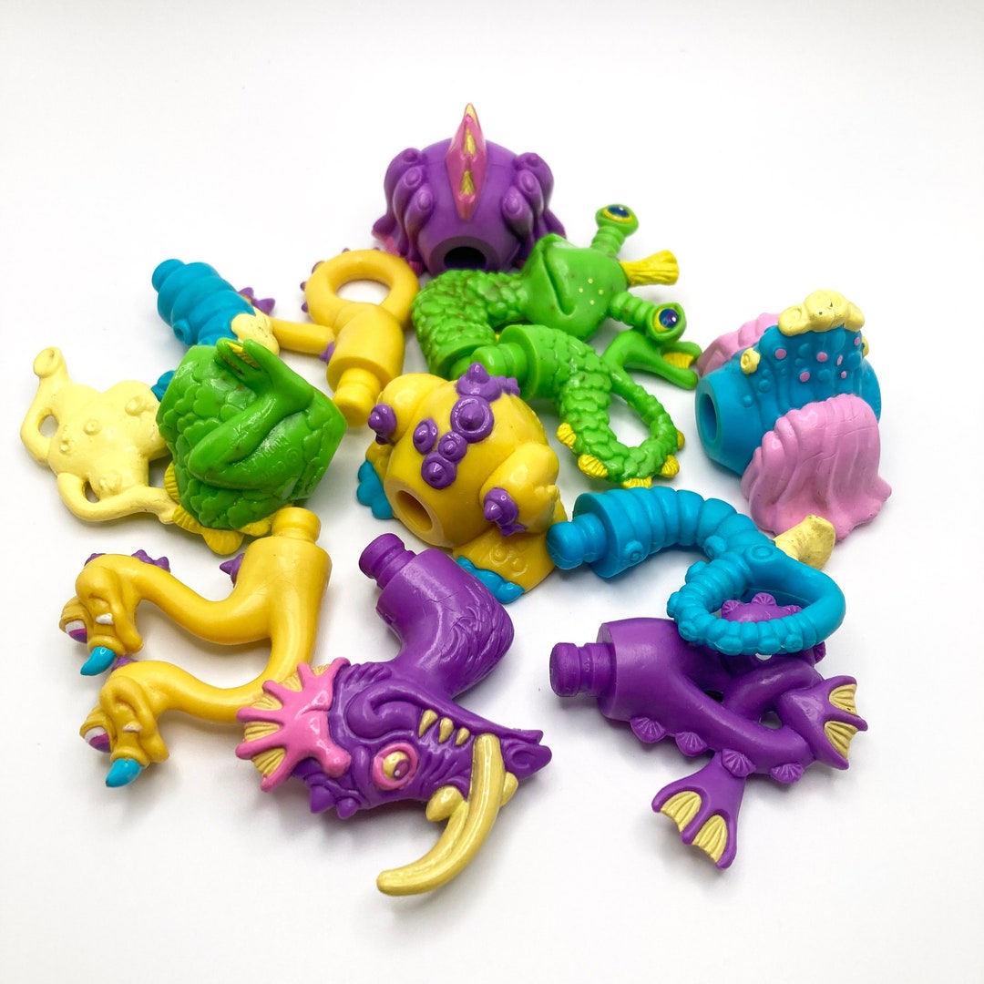 Vintage 1980s Mix 'em up Monsters - Interlocking Interchangeable Dragon ...
