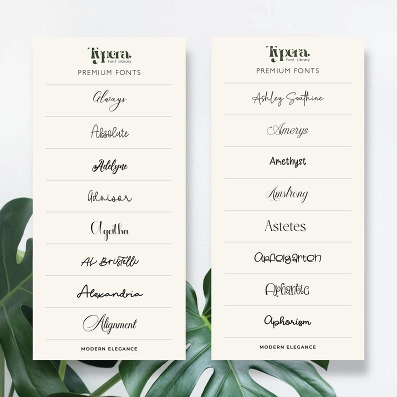 300+ Calligraphy Fonts Bundle: Decorative Fonts for Cricut, Handwriting ...