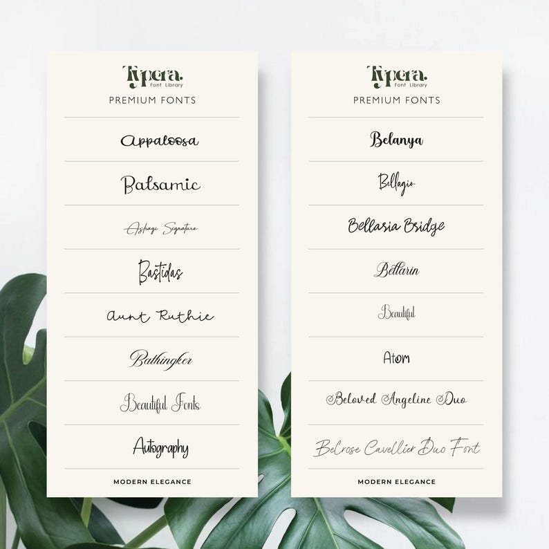 300+ Calligraphy Fonts Bundle: Decorative Fonts for Cricut, Handwriting ...