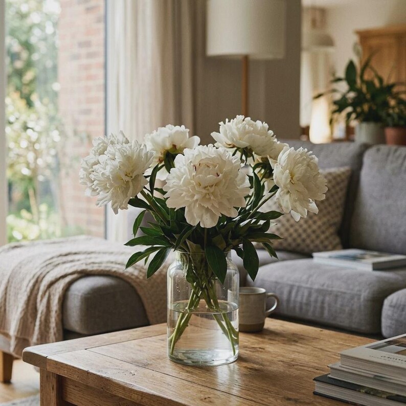 50 White Peony Seeds - Etsy