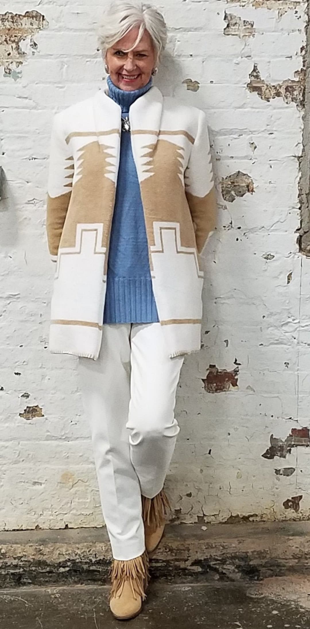 The Woven Fleece Women Blazer Bohemian Sante Fe Minimalist Vintage Boho ...