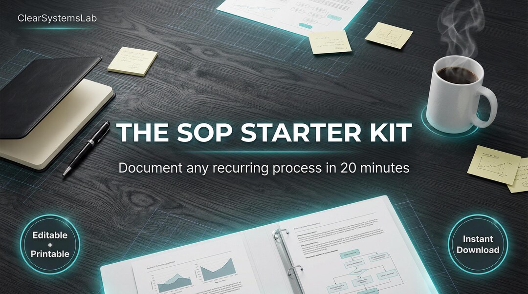 SOP Starter Kit | Playbook, Templates, and Index (digital Download) - Etsy