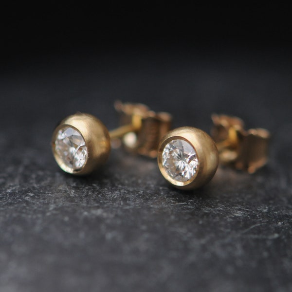 4mm Diamond Studs - Etsy