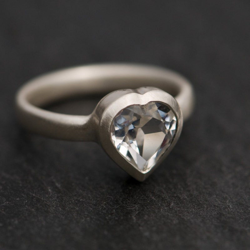 Heart Shaped Ring - Etsy