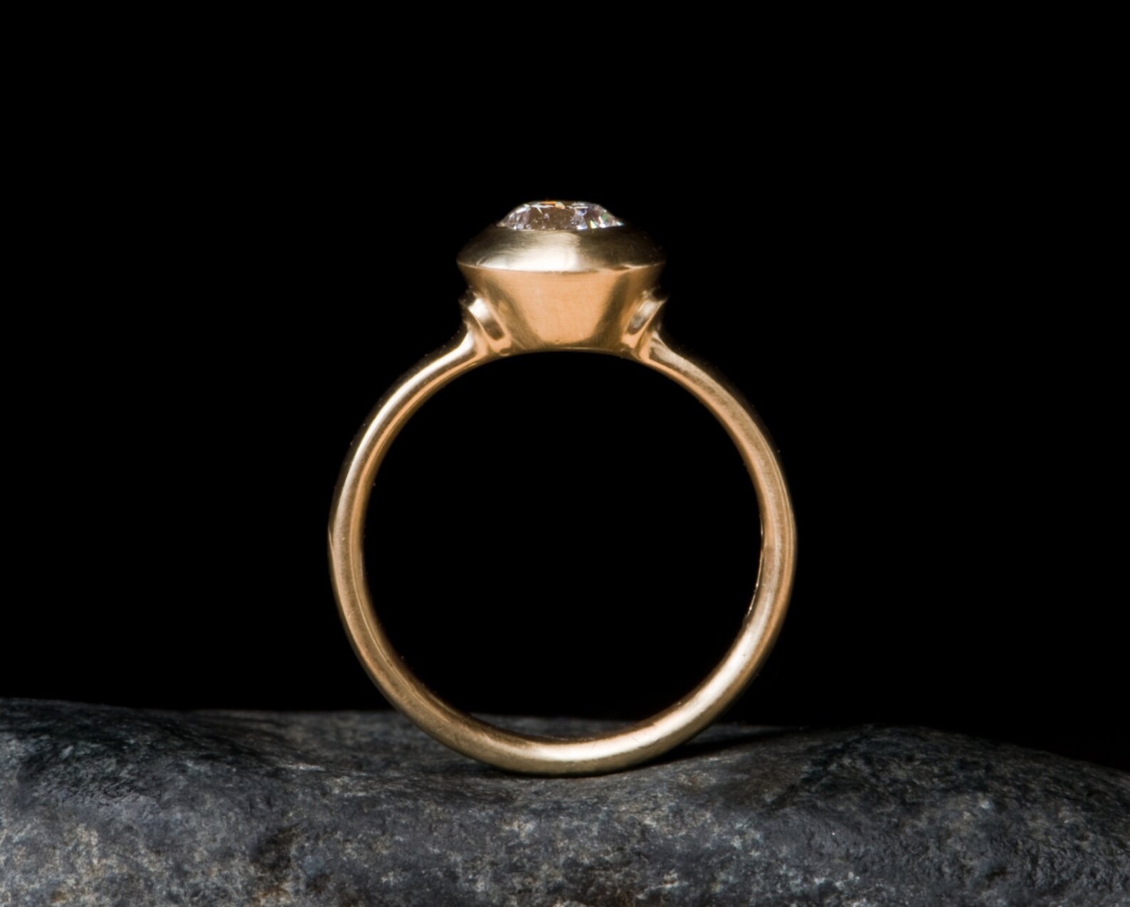 Diamond Engagement Ring Medieval Design Engagement Ring 18k | Etsy