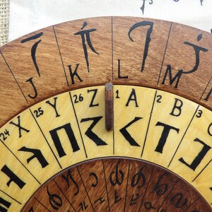 Cipher Wheel Cypher Wheel Dwarven Dwarvish Devek Elvin - Etsy