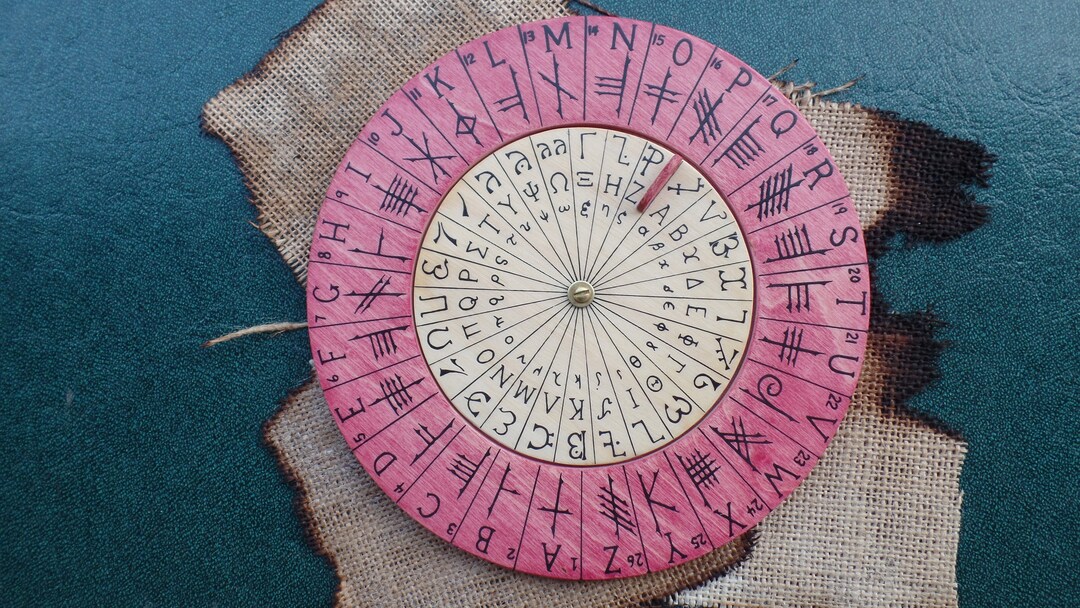 Cypher Wheel Cipher Wheel, Ogham Enochian, Dungeons and Dragons, Secret ...