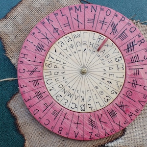 Cypher Wheel Cipher Wheel, Ogham Enochian, Dungeons and Dragons, Secret ...