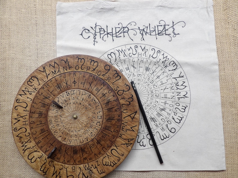 Cypher Wheel, Cipher Wheel, Theban, Ogham, Enochian, Runes ...