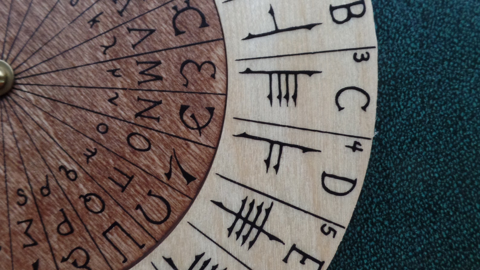 Cypher Wheel Cipher Wheel Ogham Enochian Koine Gree Secret - Etsy