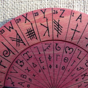 Cypher Wheel Cipher Wheel, Ogham Enochian, Dungeons and Dragons, Secret ...