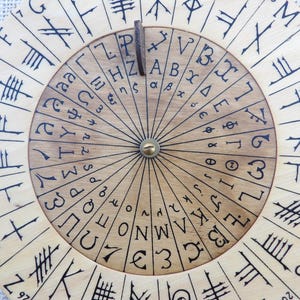 Cypher Wheel, Cipher Wheel, Ogham Enochian Secret Codes Cryptography ...