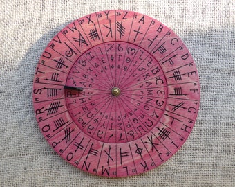Cypher Wheel, Cipher Wheel, Ogham Enochian, Dungeons and Dragons ...