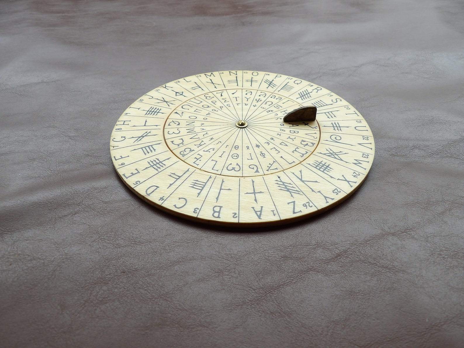 Cypher Wheel Cipher Wheel Ogham Enochian Secret Codes - Etsy