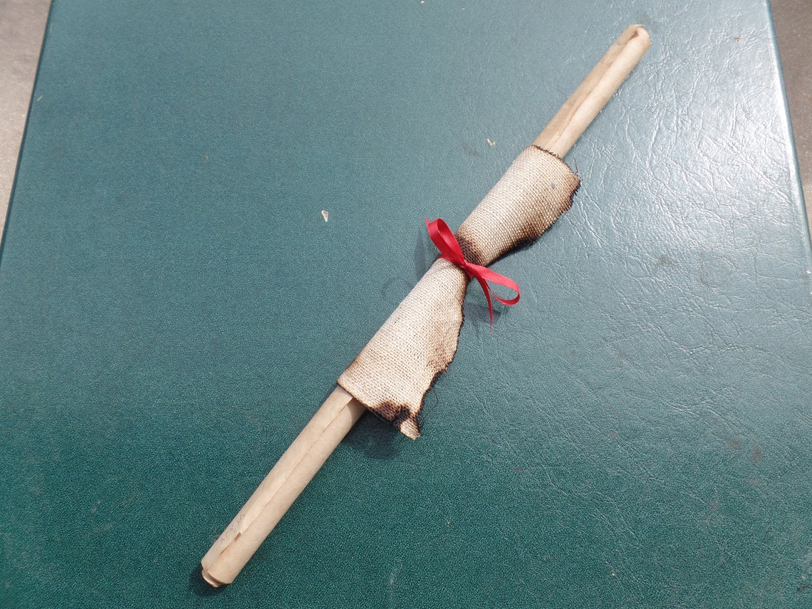 Ancient Scroll Aged Paper Medieval Scribal Renaissance - Etsy