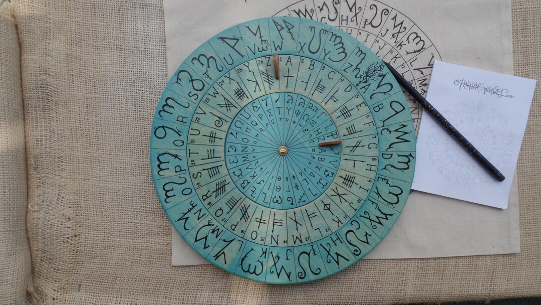 Handcrafted Cypher Wheel: Baltic Birch, Secret Codes, Treasure Hunt - Etsy