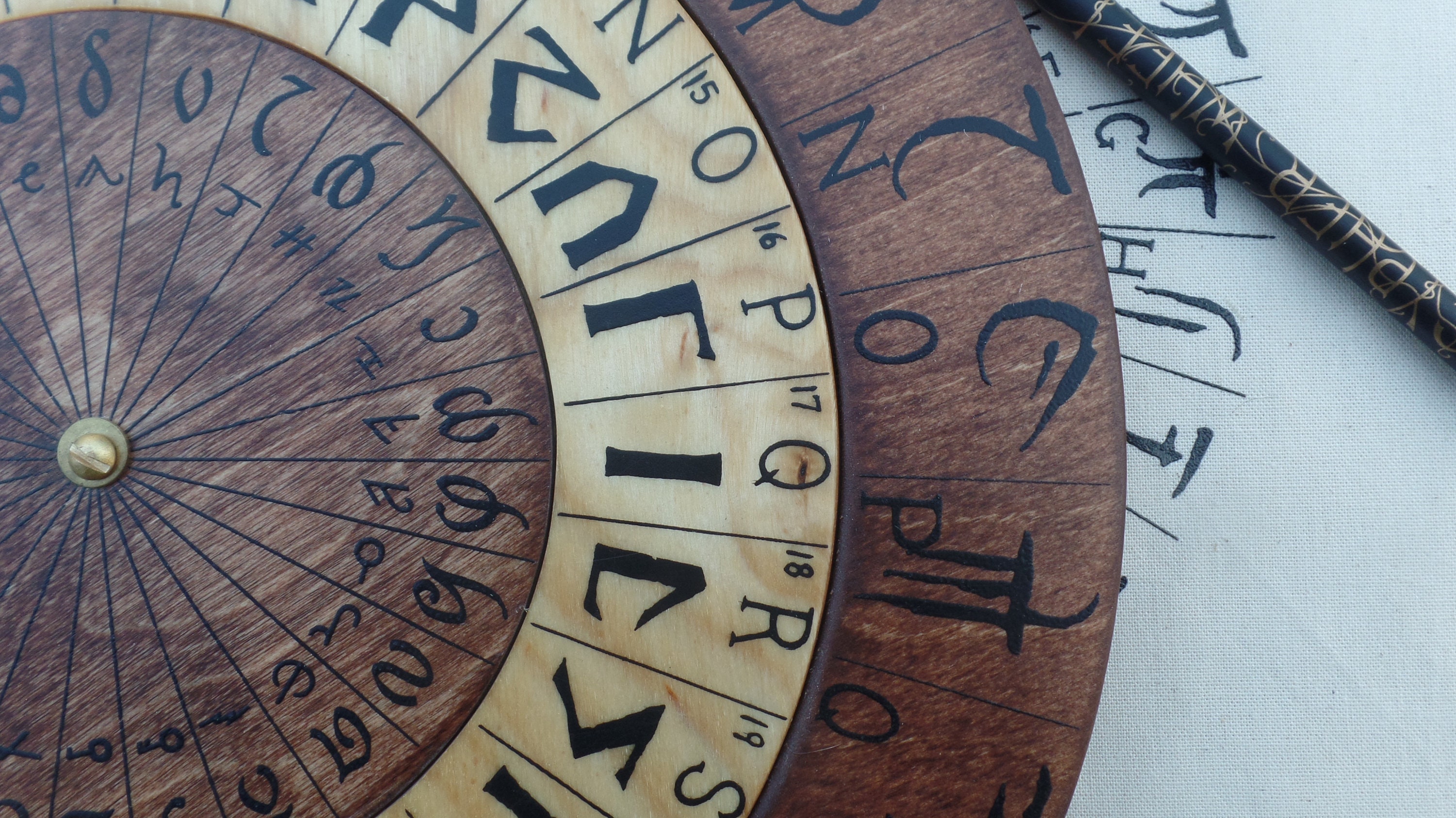 Cipher Wheel Cypher Wheel Dwarven Dwarvish Devek Elvin | Etsy