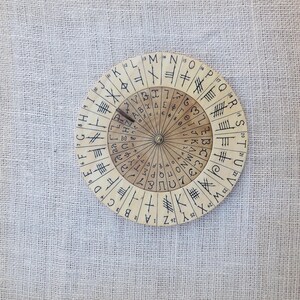 Cypher Wheel, Cipher Wheel, Ogham Enochian Secret Codes Cryptography ...