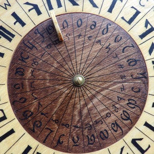 Cipher Wheel Cypher Wheel, Dwarven Dwarvish Devek, Elvin Elvish ...