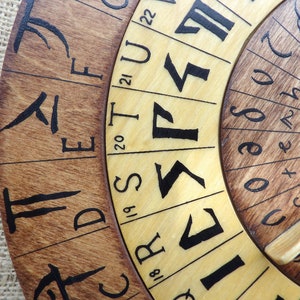 Cipher Wheel Cypher Wheel Dwarven Dwarvish Devek Elvin - Etsy