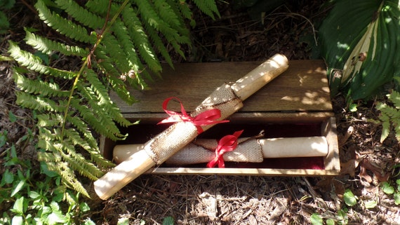 Scroll Two Ancient Scrolls in A Box Dungeons and Dragons | Etsy