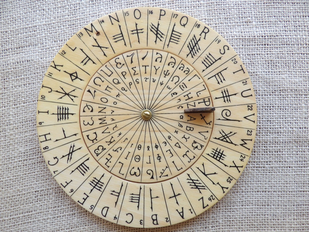 Cypher Wheel, Cipher Wheel, Ogham Enochian Secret Codes Cryptography ...