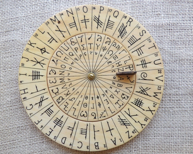 Cypher Wheel, Cipher Wheel, Ogham Enochian Secret Codes Cryptography ...