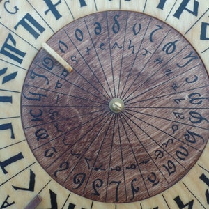Cipher Wheel Cypher Wheel, Dwarven Dwarvish Devek, Elvin Elvish ...