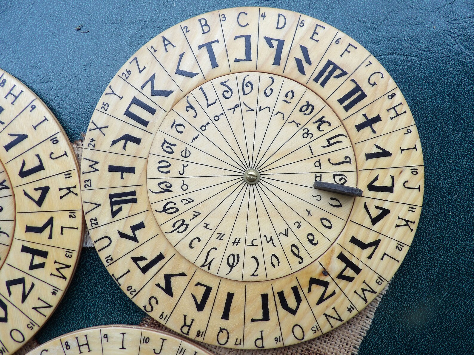3 Cypher Cipher Wheels in a Set Dwarven Dwarvish Devek Elvin | Etsy
